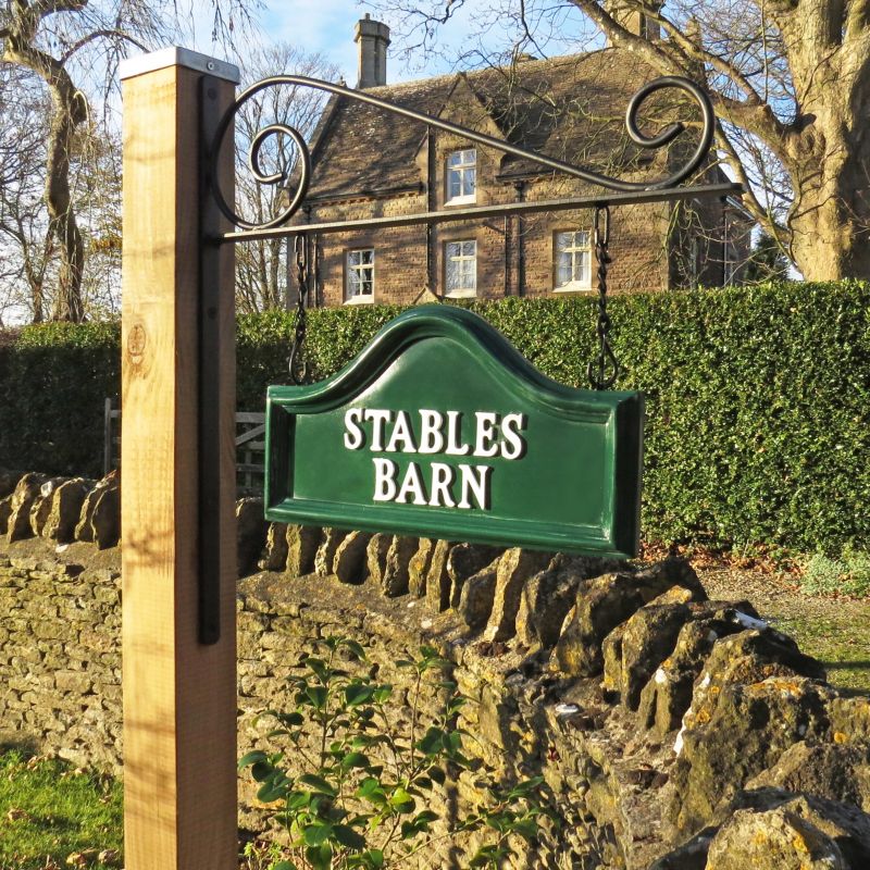 Bromley Hanging Bracket for hanging house signs | Black Country Metalworks