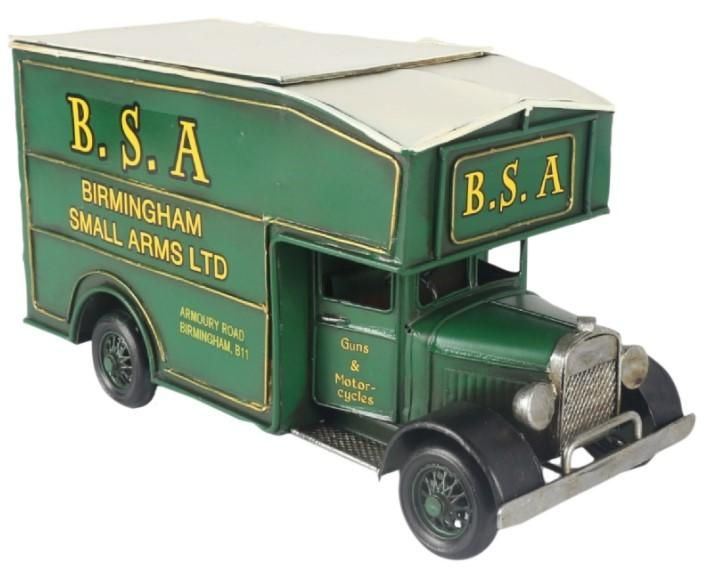 Green Vintage Van Replica Storage Box | Black Country Metalworks