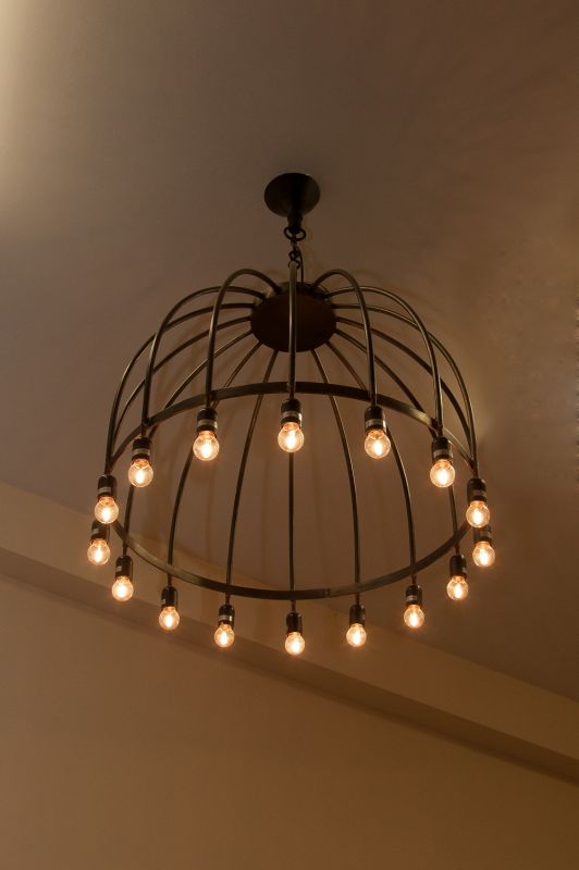 "Breilmore Court" Retro Hanging Ceiling Light | Black Country Metalworks