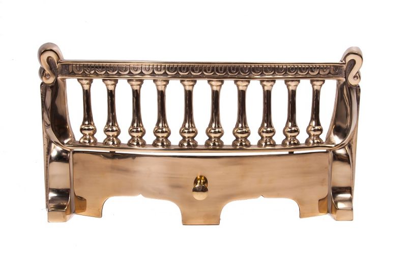 Windsor Brass Fire Front | Black Country Metalworks