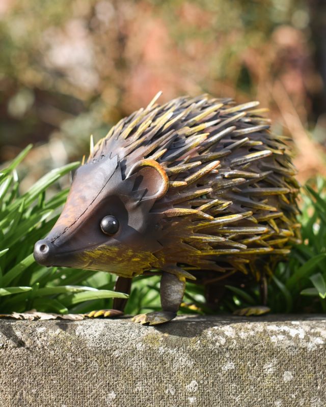 'Henry' the Hedgehog Steel Garden Ornament | Black Country Metalworks