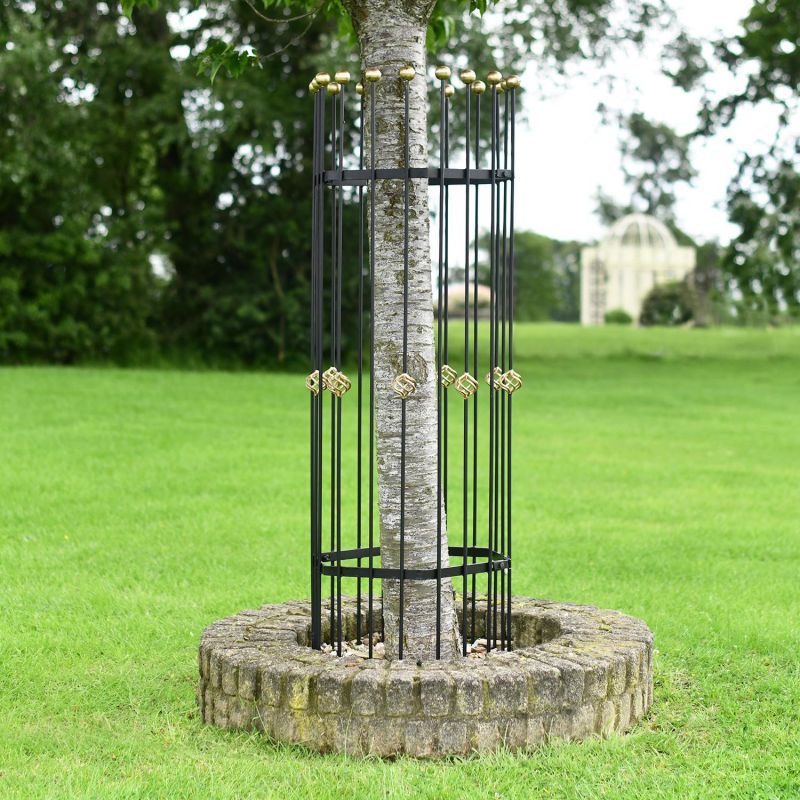 "Titan" Tree Guard - Black | Black Country Metalworks