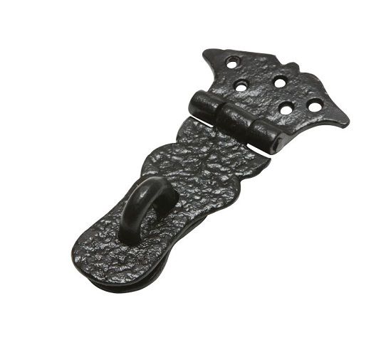 "Hanstone Croft" Iron Hasp and Staple Hinge with Keep | Black Country ...