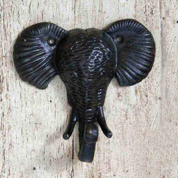 Iron Elephant Coat Hook | Black Country Metalworks