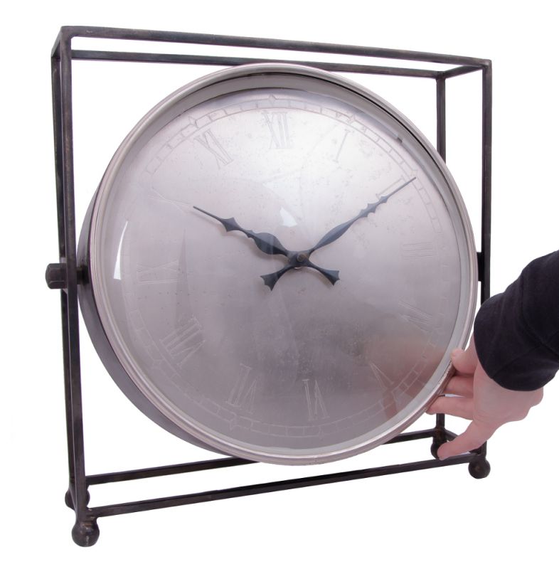 “McFarstone Lodge” Large Mantel Clock | Black Country Metalworks