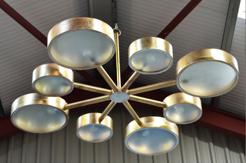 "Breilmore Court" Retro Hanging Ceiling Light | Black Country Metalworks