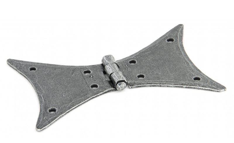 Large Pewter Butterfly Hinge Pair | Black Country Metalworks