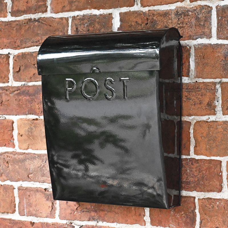“Cityscape” Black Contemporary Post Box | Black Country Metalworks