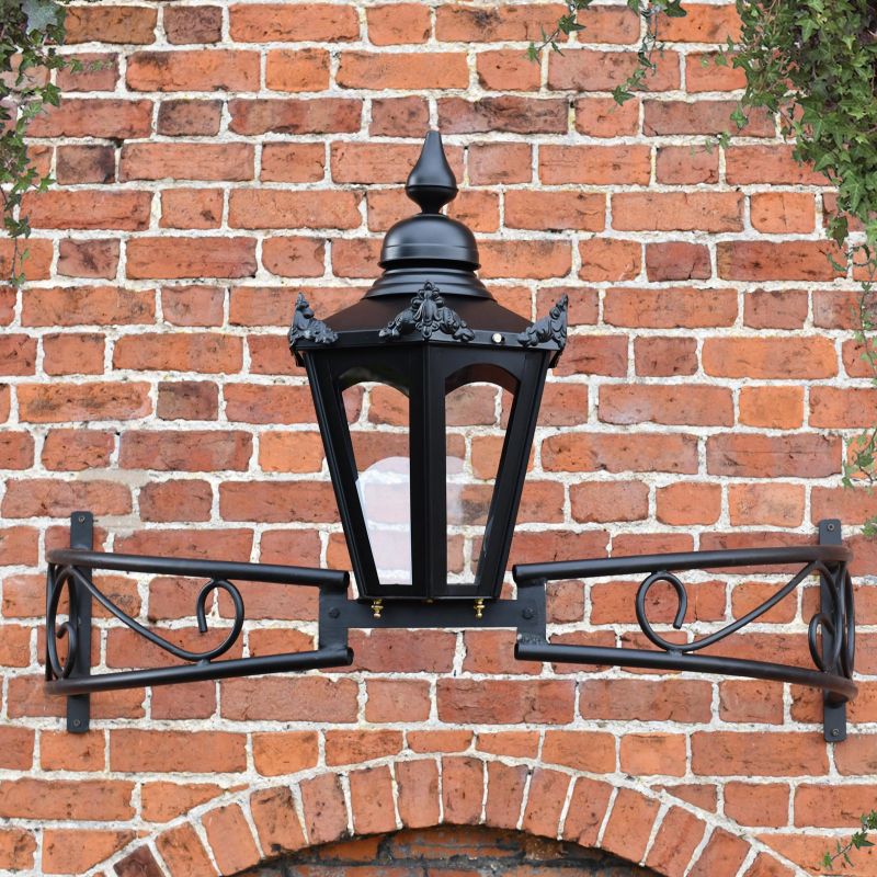 Hexagonal Bow Bracket Light | Black Country Metalworks