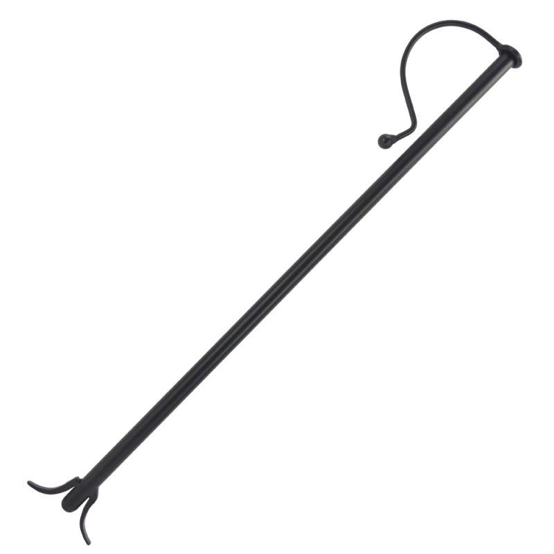 Long Black Blow Pipe | Black Country Metalworks