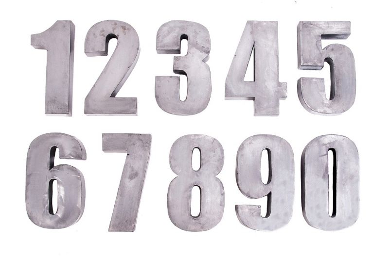 “Bigger and Bolder” 12” Fabricated Steel Numbers | Black Country Metalworks