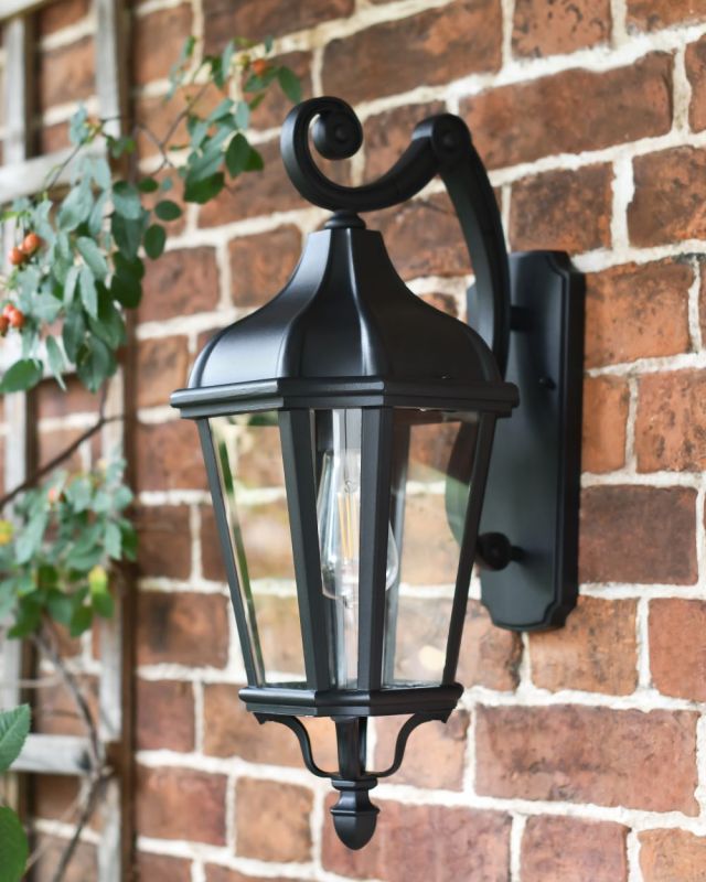 Medium Ornamental Victorian Wall Light | Black Country Metalworks