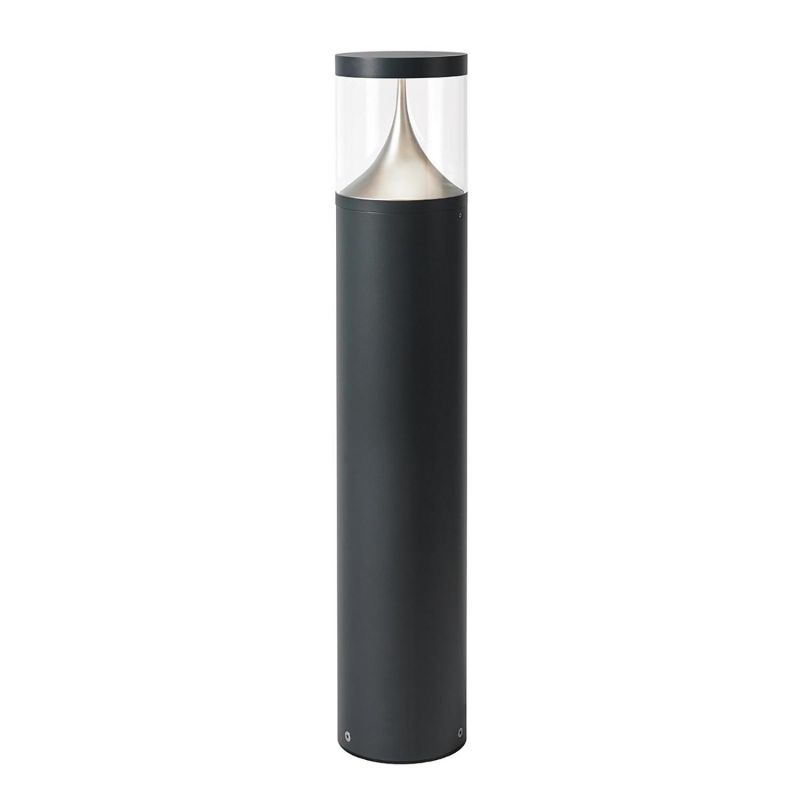 Modern "Brownhill" LED Pillar Light - Large | Black Country Metalworks