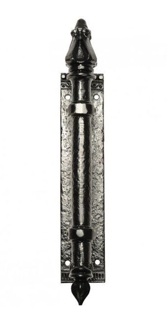 Ornate Medieval Style Pull Handle | Black Country Metalworks
