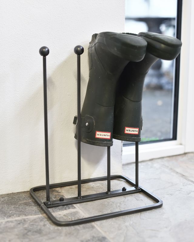 "Oxford" Two Pair Boot Rack | Black Country Metalworks