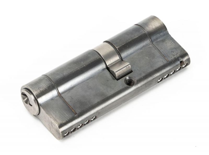 Pewter 5-Pin Euro Cylinder & Keys - 35mm x 45mm | Black Country Metalworks