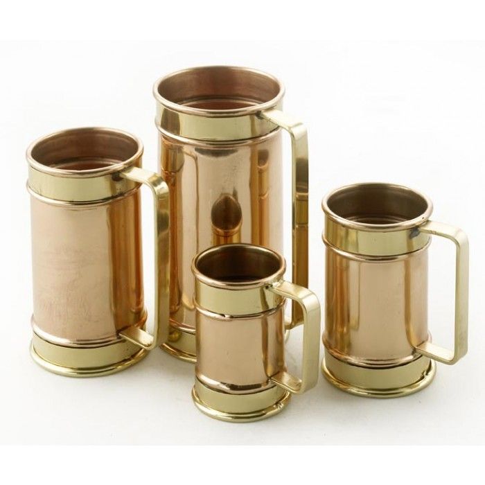 Small Polished copper tankard | Black Country Metalworks