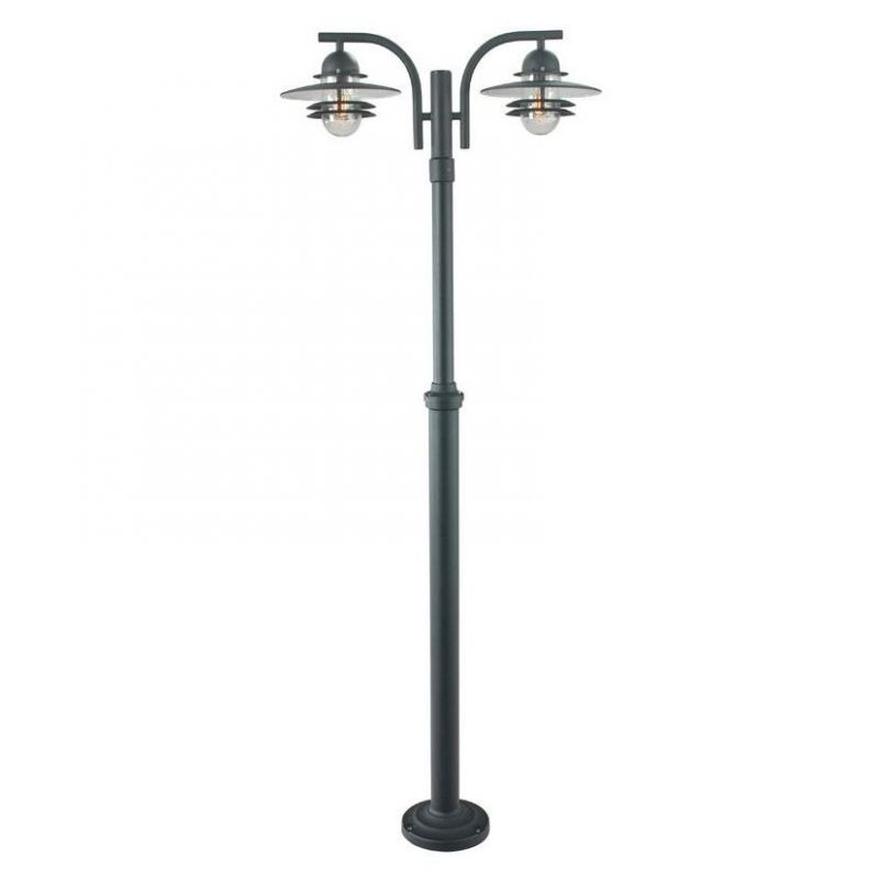 "Port Isaac" Black Contemporary Lamp Post | Black Country Metalworks
