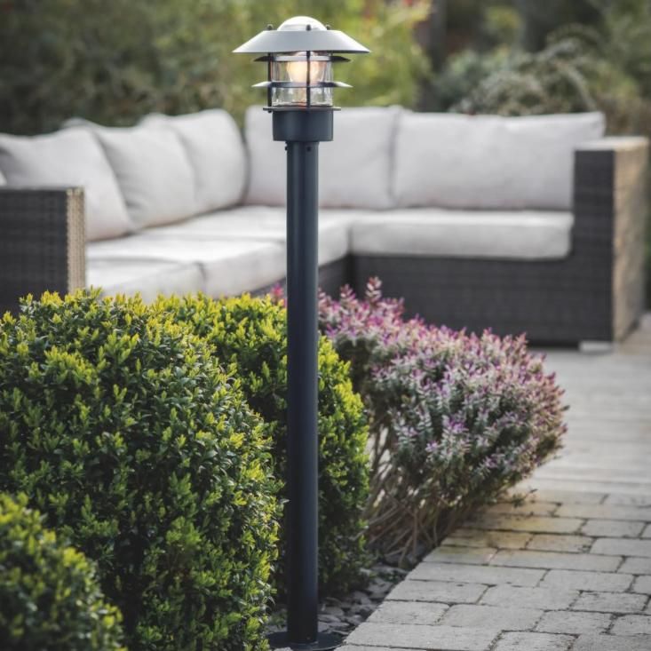 "Carmen" Black Pillar Light | Black Country Metalworks