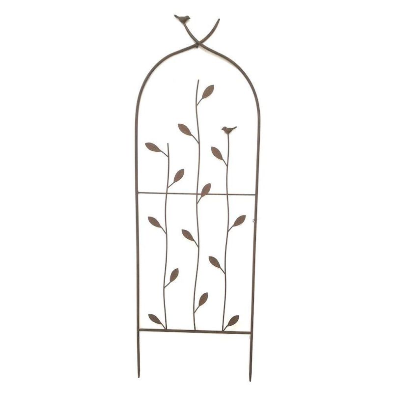 Rustic Bird Garden Trellis | Black Country Metalworks
