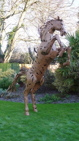 Rustic Cast Iron Horse Bust | Black Country Metalworks