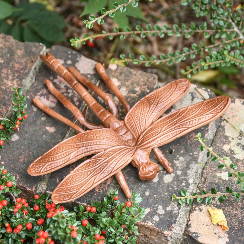 Rustic "Prehistoric" Dragonfly Garden Sculpture | Black Country Metalworks