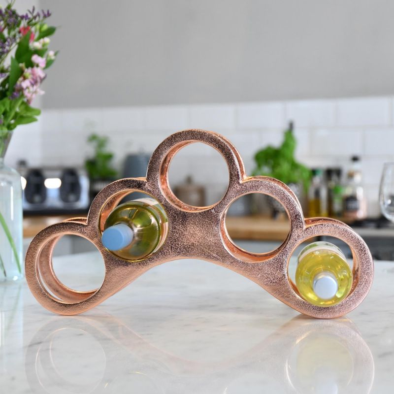 Copper 'The Arch' Wine Rack | Black Country Metalworks