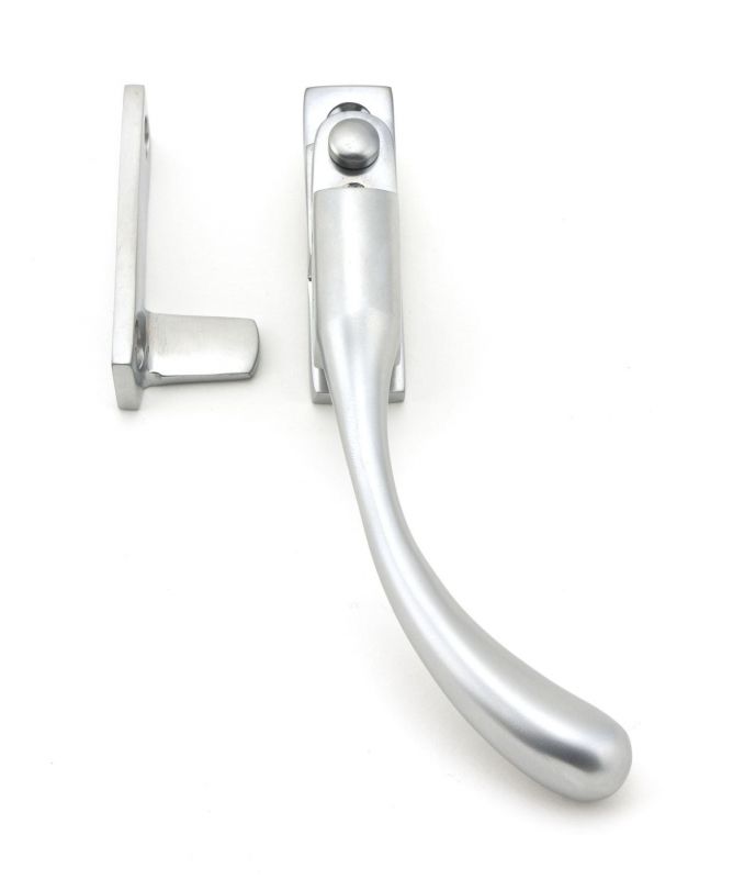 Satin Chrome Night-Vent Locking Window Fastener - Right Handed | Black ...