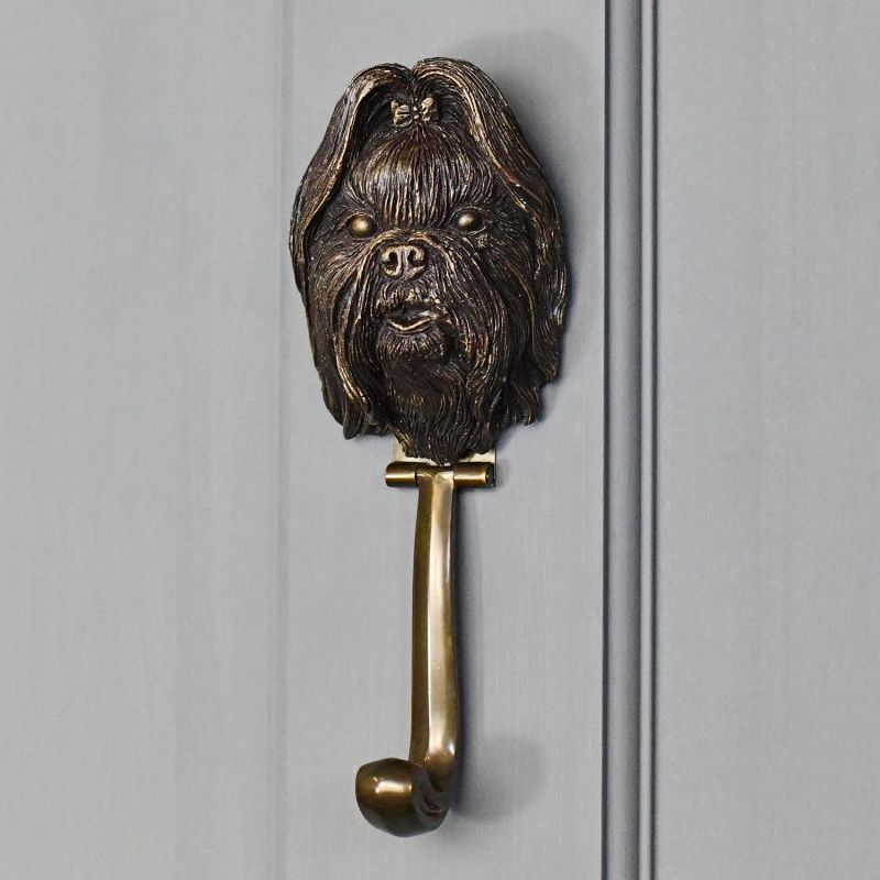 Old English Sheep Dog Door Knocker | Black Country Metalworks