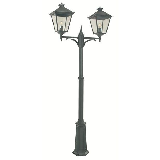 Traditional Miniature "Florence" Victorian Lamp Post Set - 1.2m | Black ...