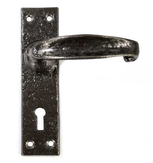 "Acerno" Cast Iron Lever Handle | Black Country Metalworks