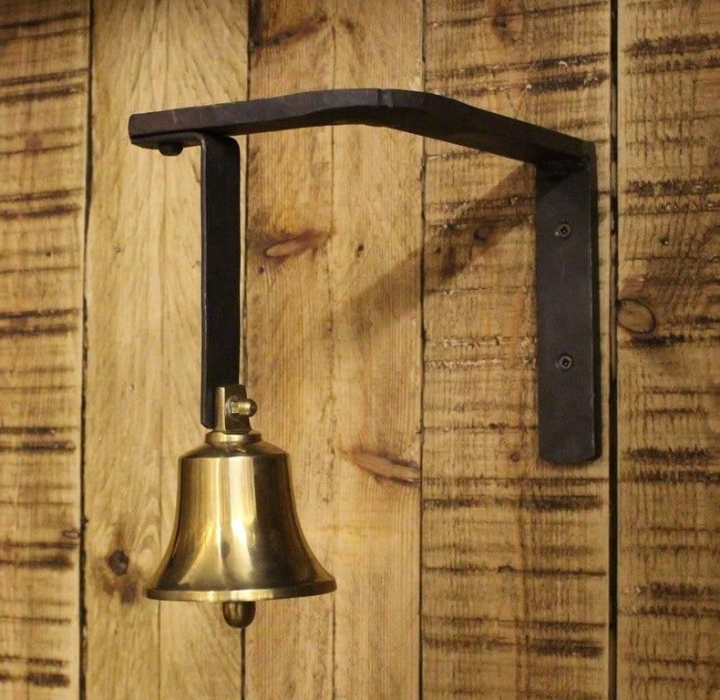 Polished Brass Butler Door Bell Kit | Black Country Metalworks