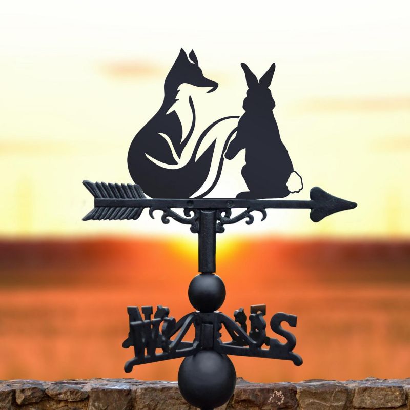 Fox & Rabbit Weathervane | Black Country Metalworks