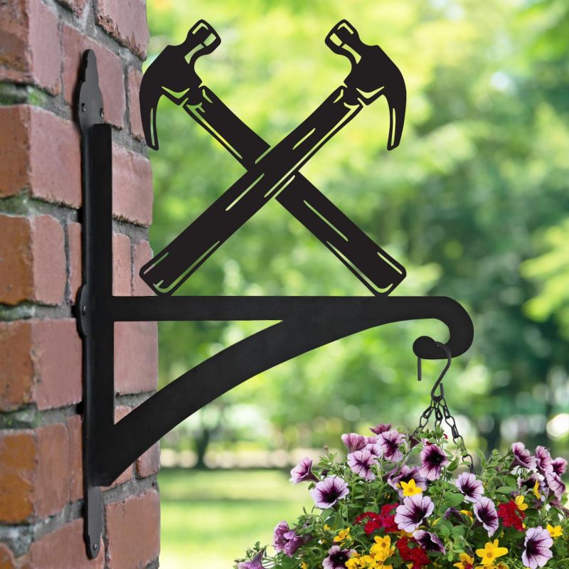 Hammers Hanging Basket Bracket | Black Country Metalworks