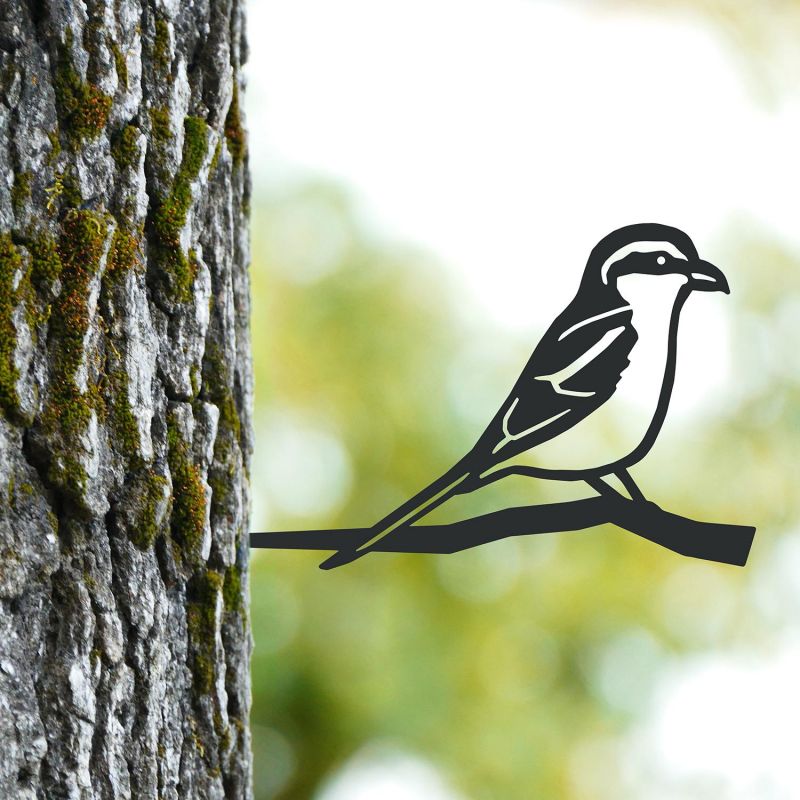 Great Grey Shrike Tree Spike | Black Country Metalworks