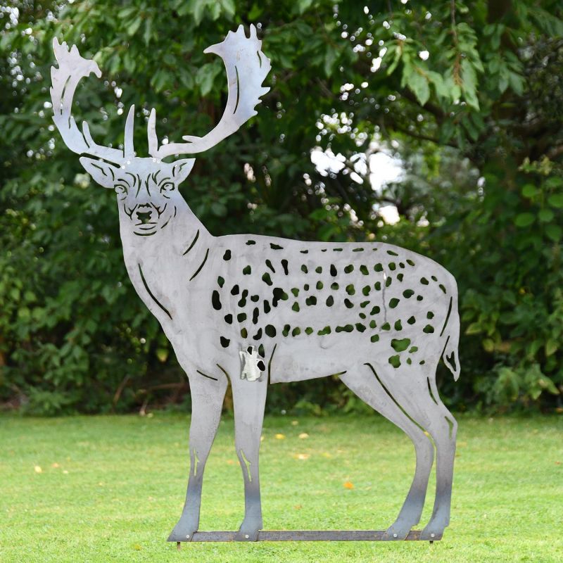Unfinished Metal Fallow Stag Silhouette | Black Country Metalworks