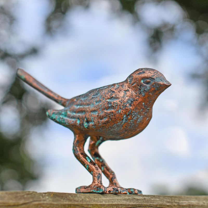 Verdigris Finished "Alary" Freestanding Bird Sculpture | Black Country ...