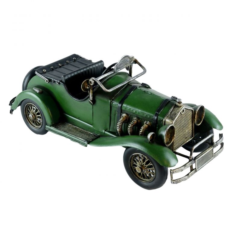 Vintage Model Car In Green | Black Country Metalworks