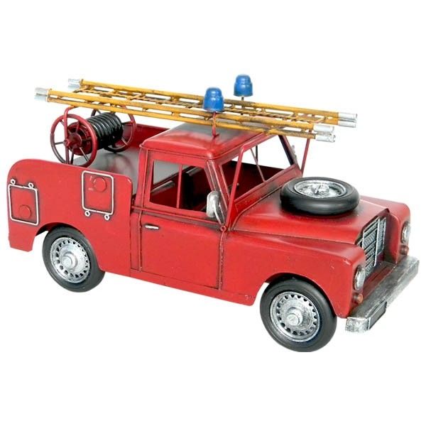 Land Rover Fire Engine Ornament | Black Country Metalworks