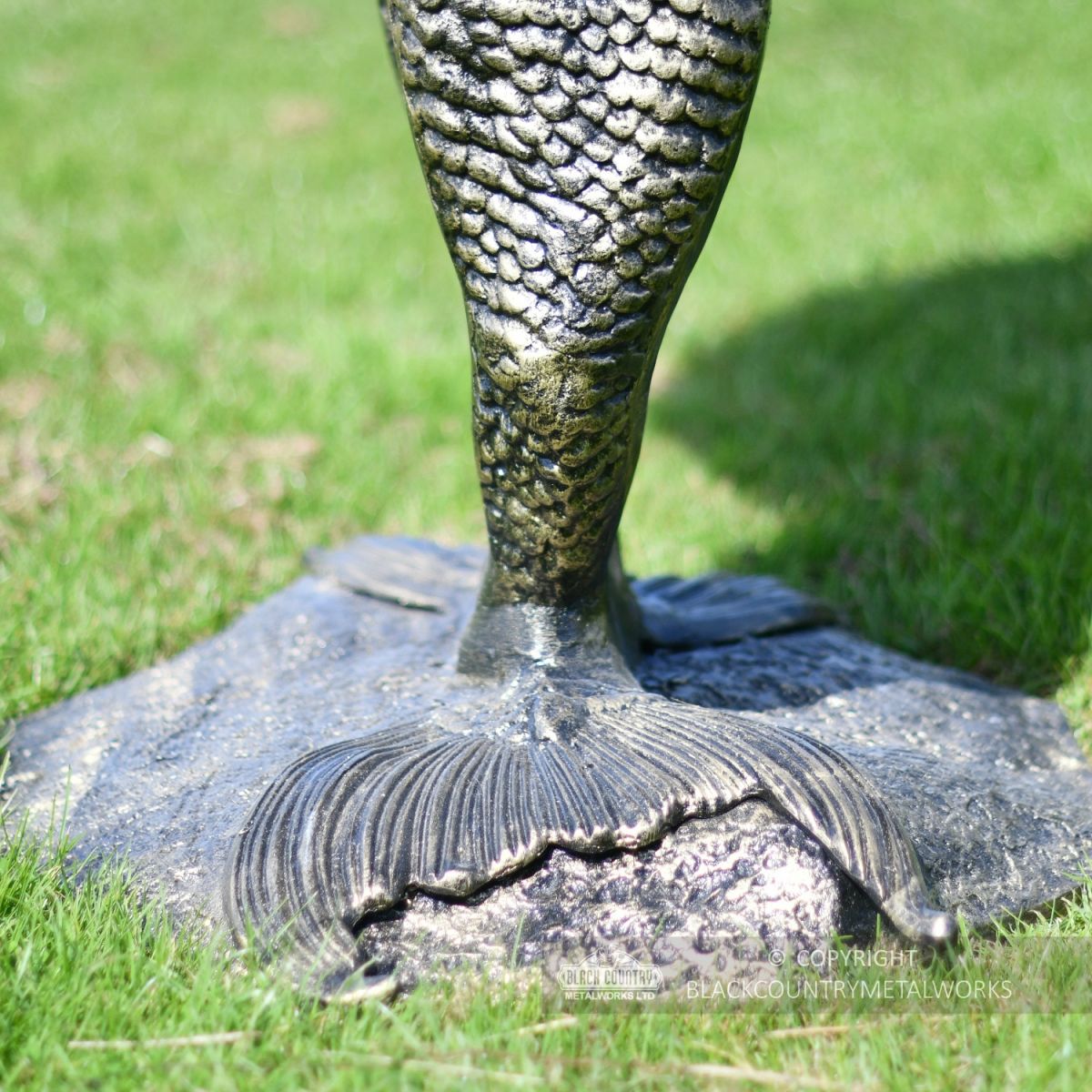 4 Tier Mermaid Garden Fountain | Black Country Metalworks