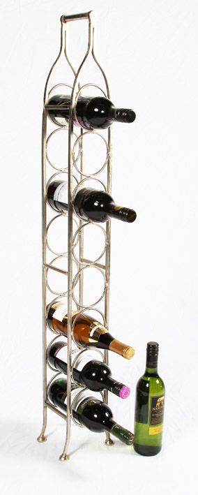 ’Monticello’ Space Saving Wine Rack (Small) | Black Country Metalworks