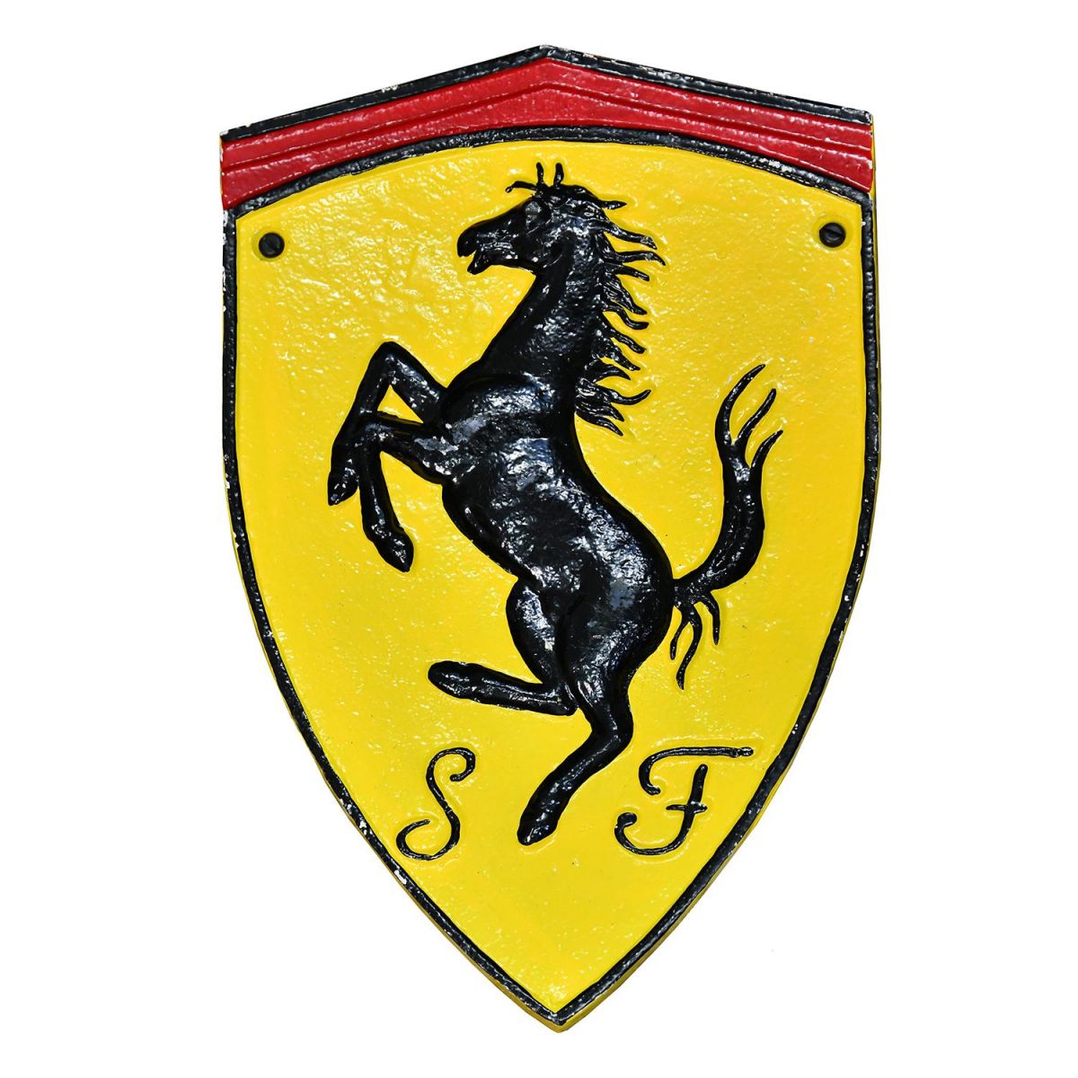 "Ferrari" Cast Iron Vintage Style Sign | Black Country Metalworks