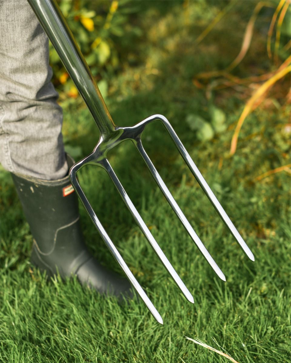 Stainless Steel Garden Digging Fork With Ash Wood Handle Black Country Metalworks