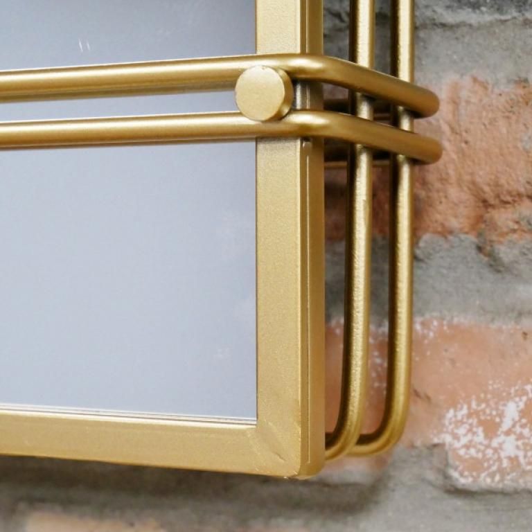 Bold Embossed Rustic Mirror | Black Country Metalworks