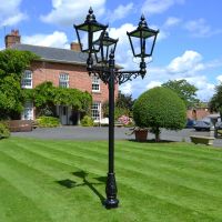 Victorian Triple Headed Lamp Post Set | Black Country Metalworks