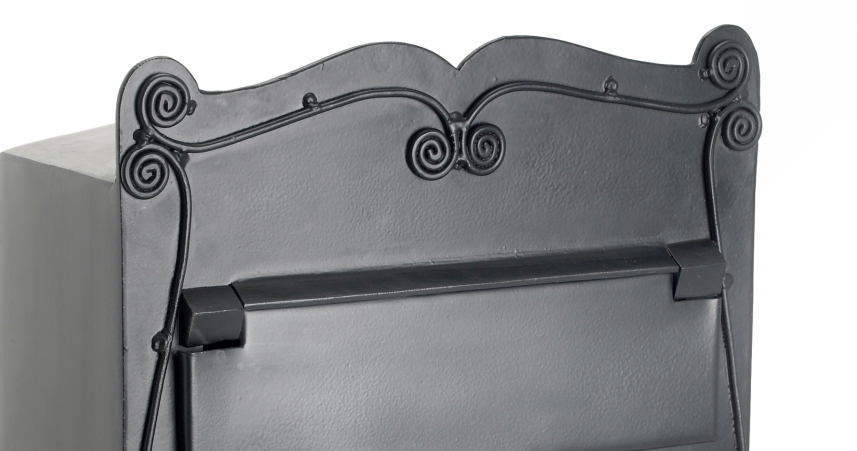 "Mulrose" Slim Wall Mounted Post Box | Black Country Metalworks