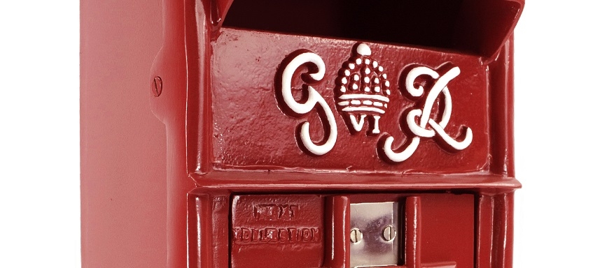 "Redford Keep" Slim King George Post Box | Black Country Metalworks