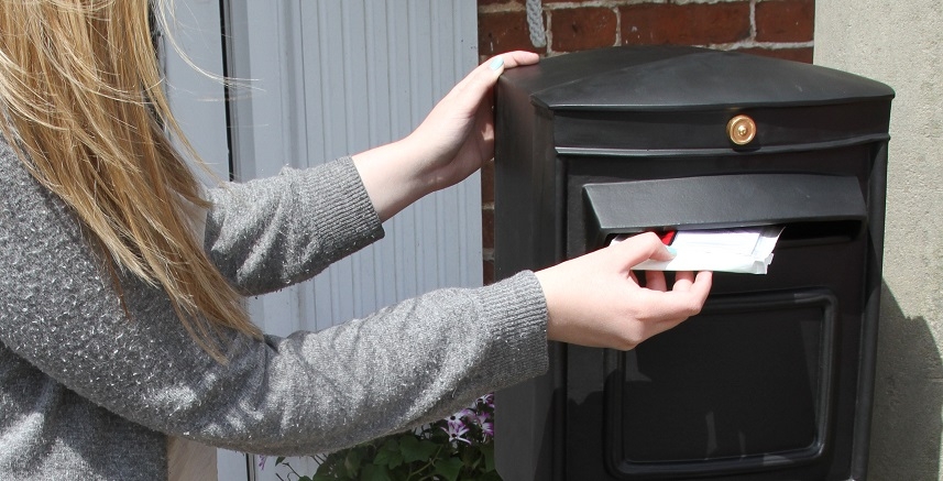 The Rear Opening Sheffield Post Box & Stand | Black Country Metalworks